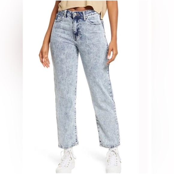 bp | Jeans | Bp High Rise Acid Wash Mom Jeans | Poshmark